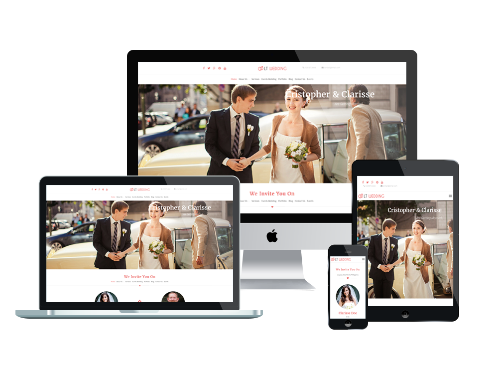 LT Wedding – Free Responsive Wedding Planner Wordpress theme - Responsive Joomla and Wordpress ...
