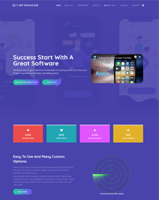 LT App Showcase - Free Joomla App Showcase template