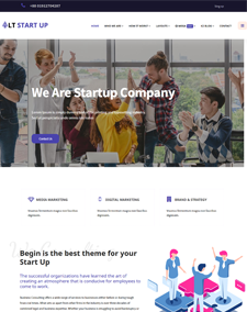LT Start Up Onepage – Free One Page Joomla Startup Business plan template