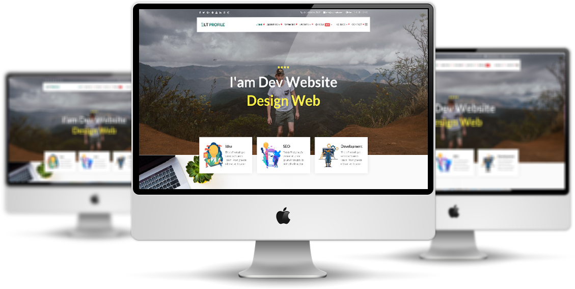 LT Profile Onepage Free One Page Responsive Resume CV Profile 
