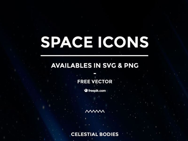 Set Of 50 Free Space Icons