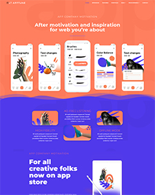 LT Apptune – Free Joomla Mobile App template