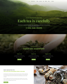 LT Tea Onepage - Free Responsive One Page Joomla Tea Template