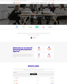 LT Recruit – Free Responsive business wordpress themes
