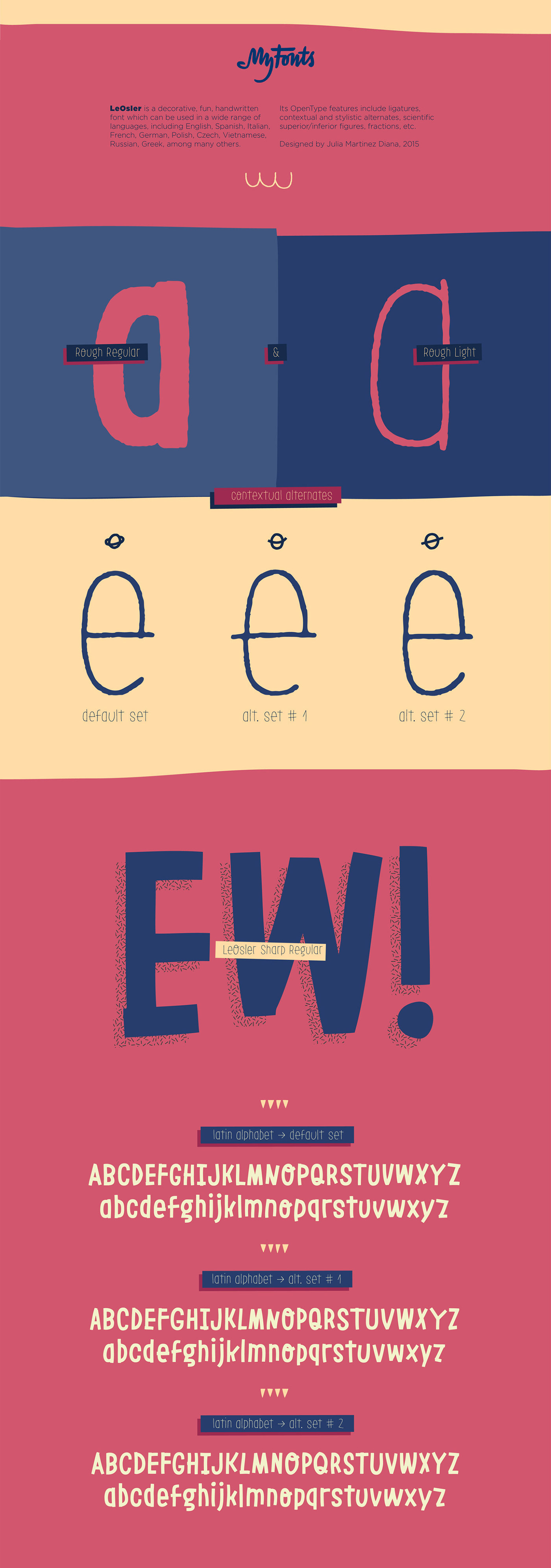 LeOsler Multilingual Free Font - LTHEME LeOsler Multilingual Free Font - LTHEME