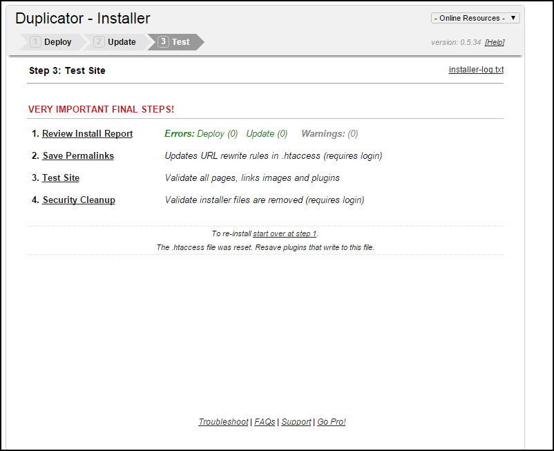 How to install Quickstart package for Wordpress theme? - Responsive Joomla and Wordpress themes
