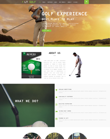 LT Golf – Free Responsive sport wordpress theme