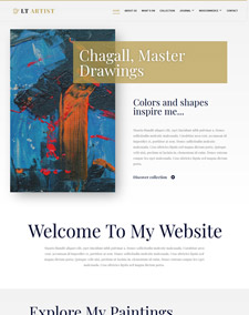 LT Artist – Free Responsive artist wordpress theme