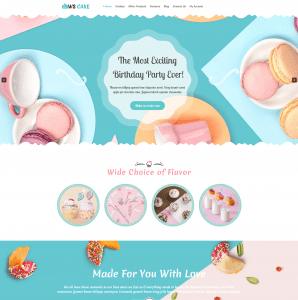 WS Cake – Responsive Cake Wordpress theme