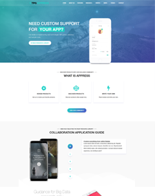 TPG Appress – Responsive WordPress App theme
