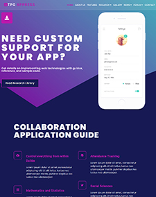 TPG Appress – Responsive WordPress App theme