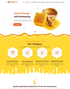 WS Sweety – Free Honey Wordpress theme