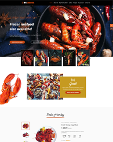 WS Lobster – Best Restaurant WordPress themes