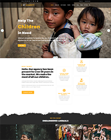 GT Charity – Free Responsive Non Profit WordPress theme - LTHEME