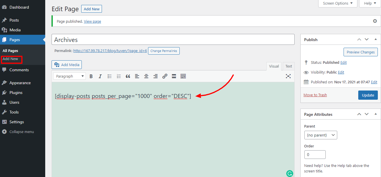 How To Display WordPress List Posts On A Page 2023 LTHEME