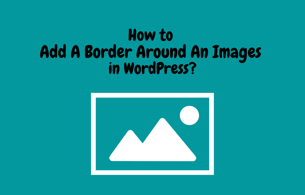 How To Add A Border Around An Image In WordPress 2023 LTHEME