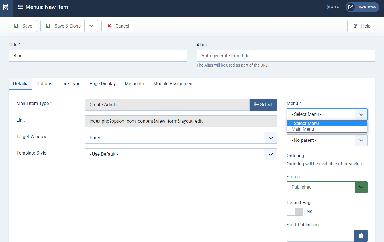 How To Add And Remove Menu Items In Joomla 4 2024 LTHEME
