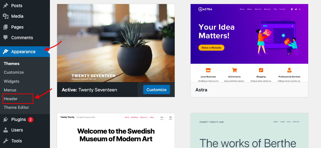 How To Add A Header Image In WordPress 2023 LTHEME