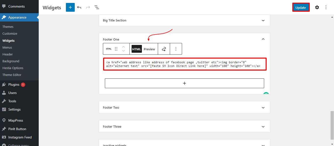 How To Add Social Media Icons To Header Or Footer In WordPress 2023